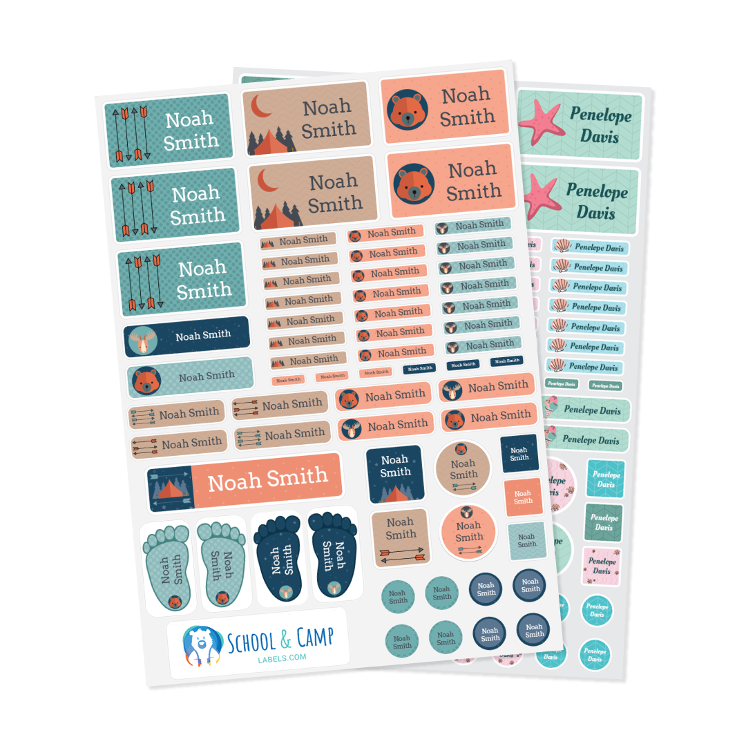 Value Packs – School and Camp Labels