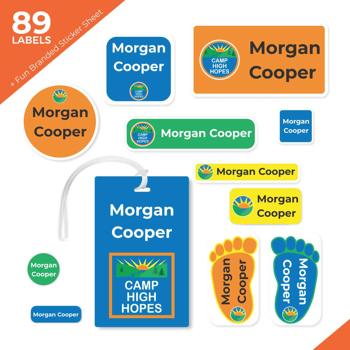 Essential Camp Pack - Camp High Hopes – School and Camp Labels