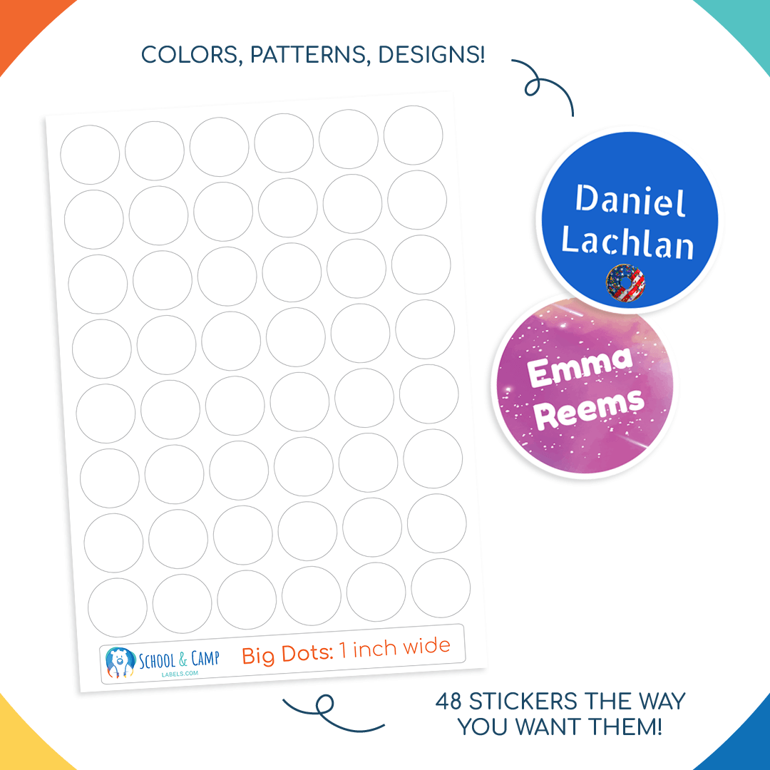 Big Dot Labels - Design Your Own – School and Camp Labels