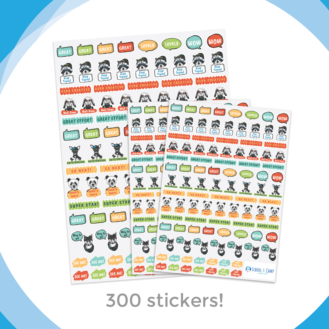 Woodland Creatures Reward Labels – School and Camp Labels